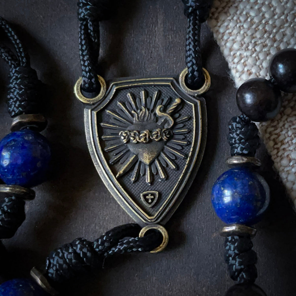 Handmade Wooden Our Lady Morning Star Rosary