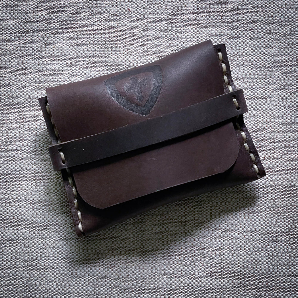 Leather Rosary Pouch - Java - by OréMoose
